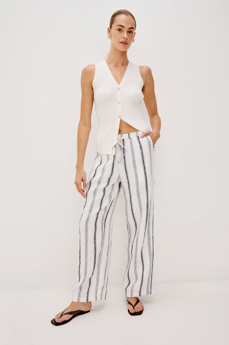 EMMIE PANT - TAVERNA STRIPE – Rails EU
