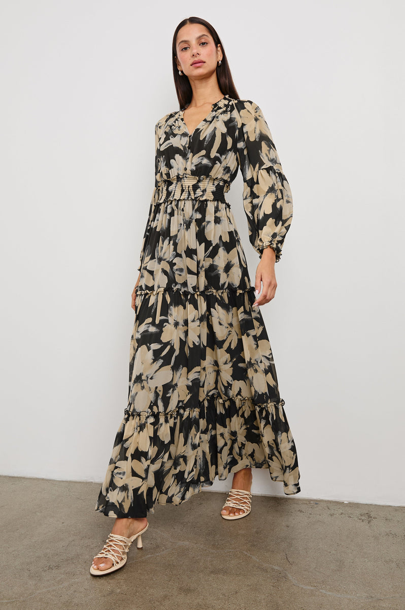 FREDERICA DRESS - CHARCOAL LILY – Rails EU