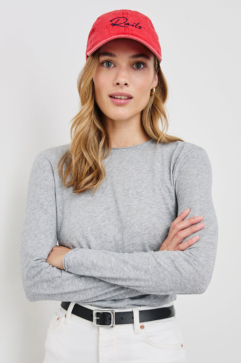 ANNIVERSARY BASEBALL CAP - WASHED RED – Rails EU