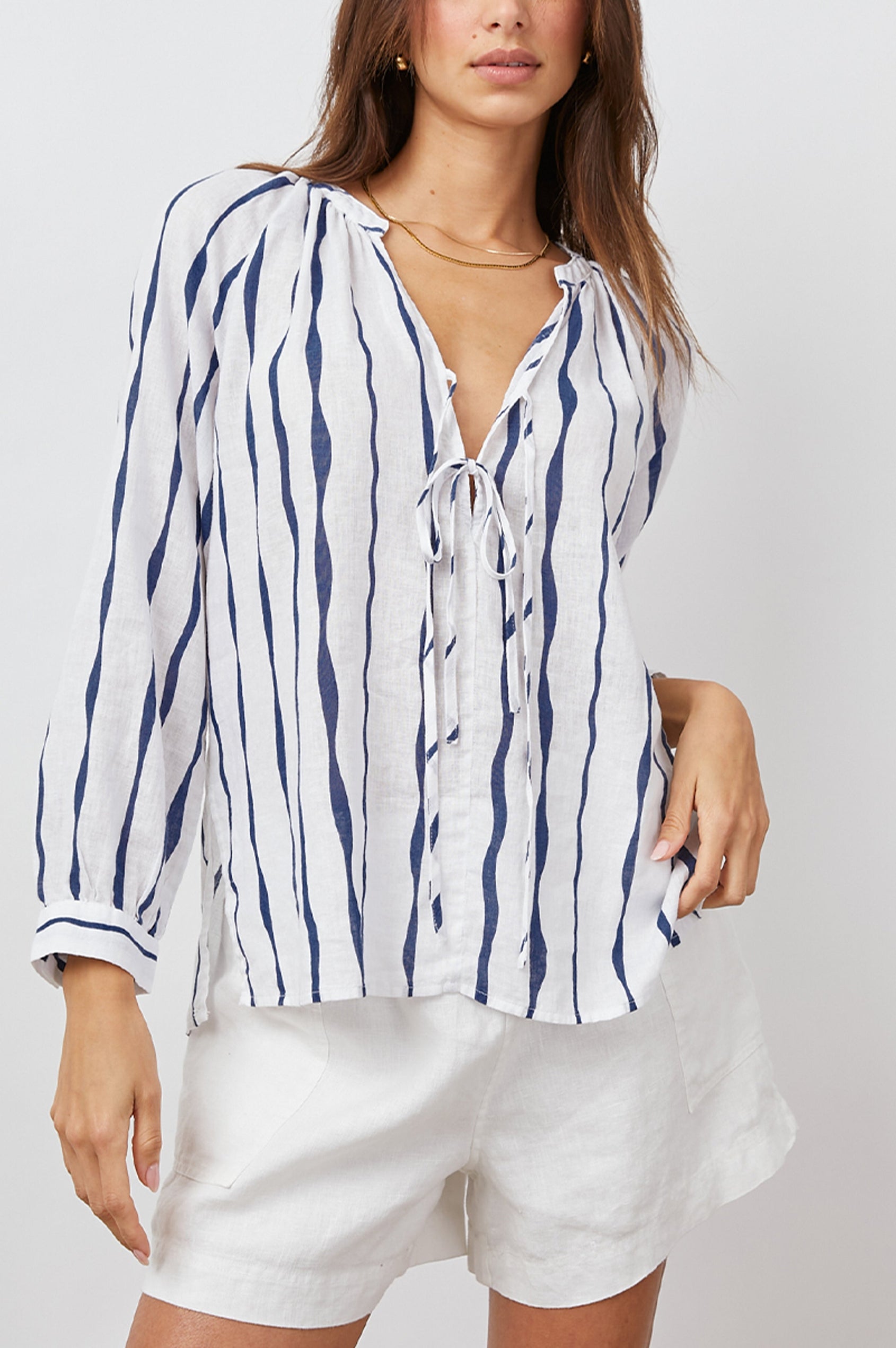 BRIELLE TOP - WAVY STRIPE – Rails EU