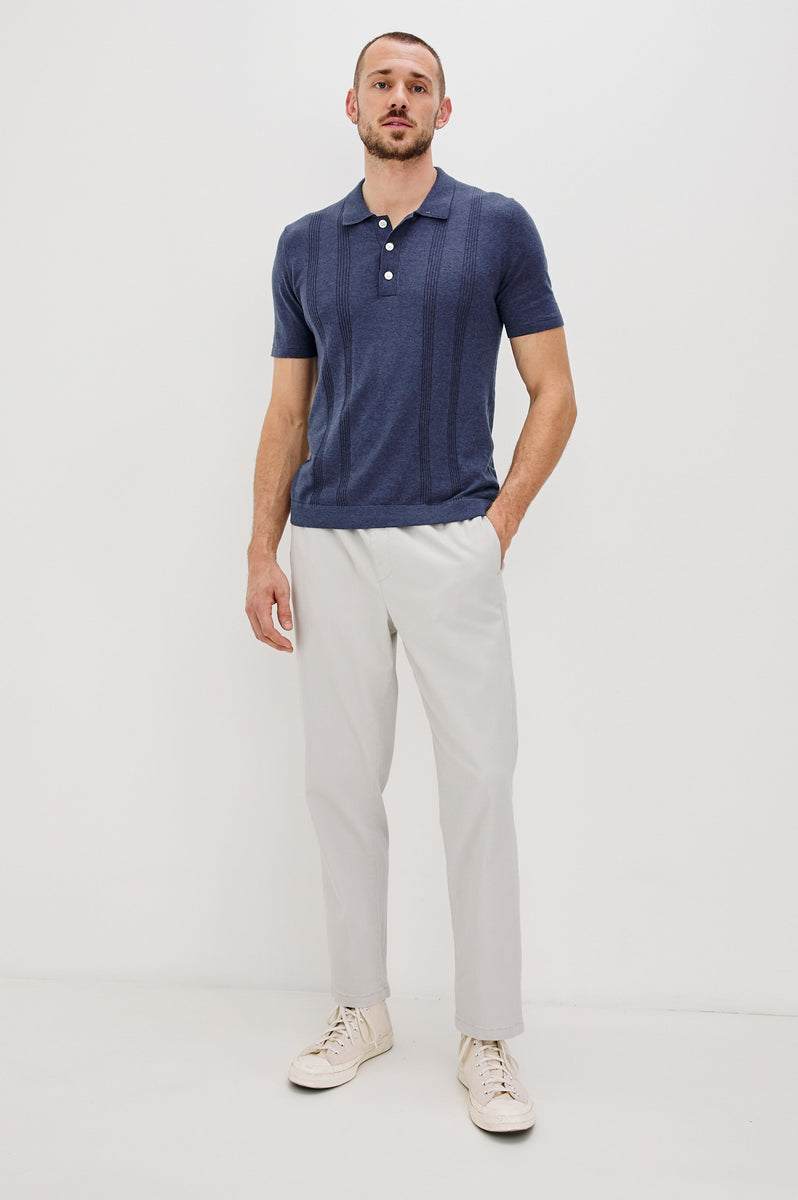 CILLIAN POLO SHIRT - INDIGO DENIM – Rails EU