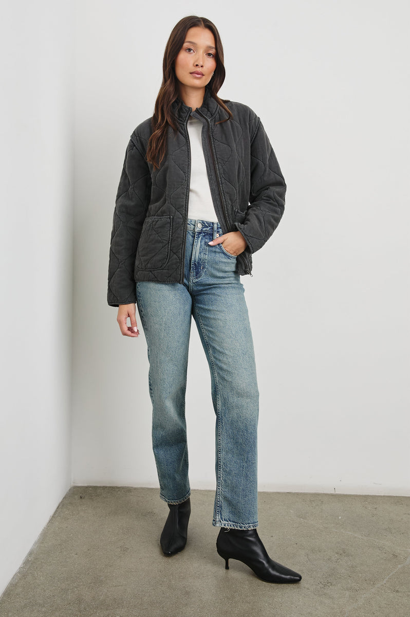 DENVER JACKET - FADED BLACK – Rails EU