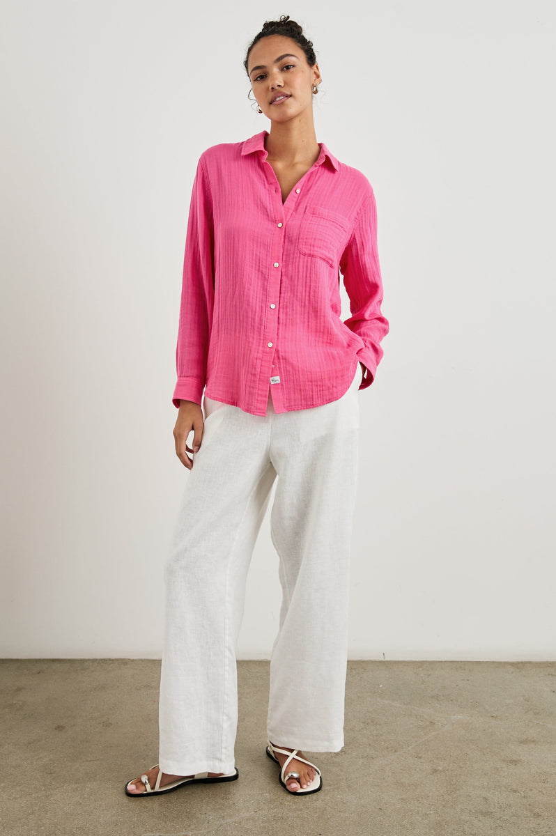 ELLIS SHIRT - HIBISCUS – Rails EU