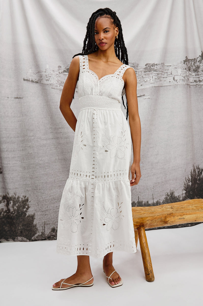 FAWN DRESS - WHITE – Rails EU