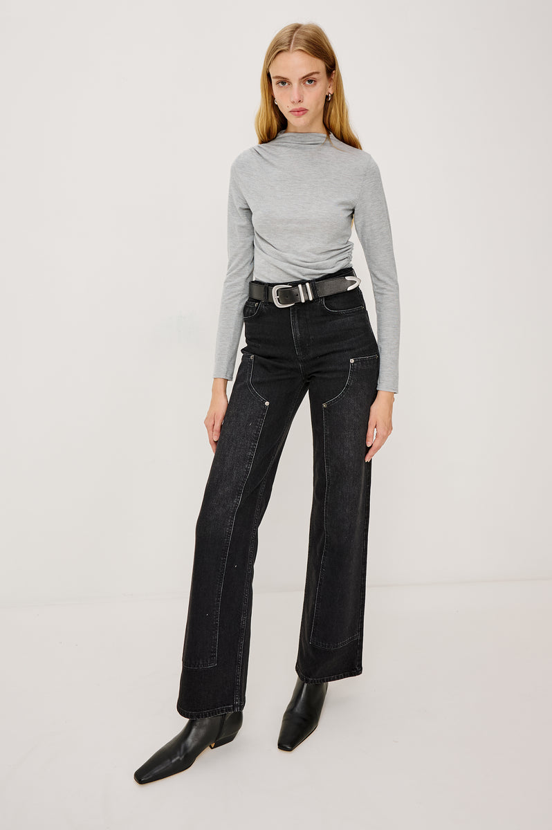 JOELLE TOP - HEATHER GREY – Rails EU