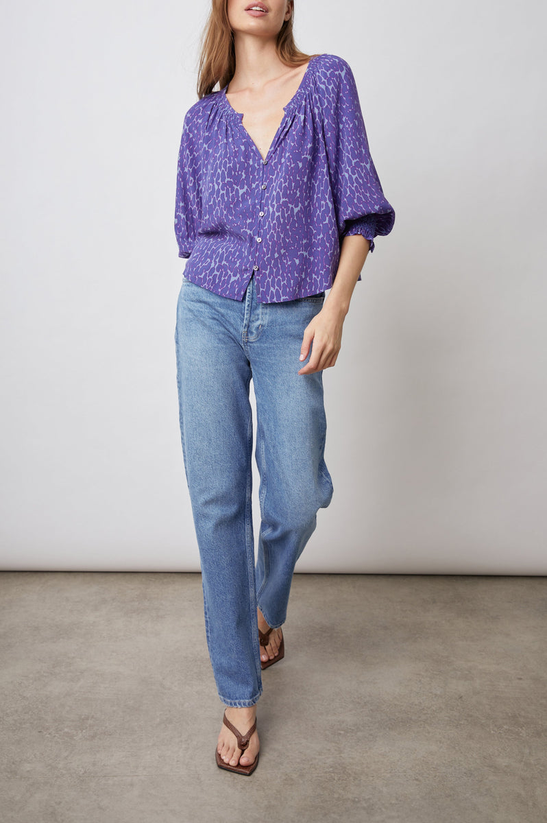 MARIAH TOP - STATIC LEOPARD – Rails EU