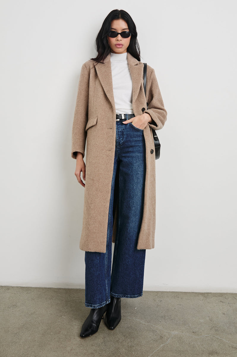 OPERA COAT - HEATHER LATTE – Rails EU