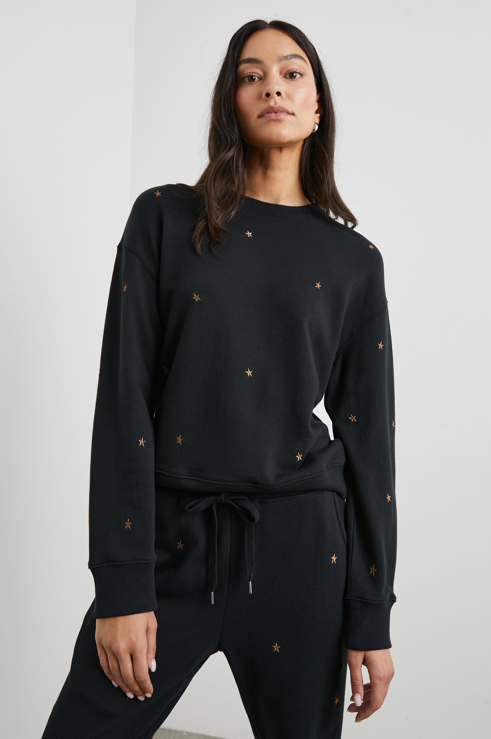 RAMONA SWEATSHIRT - BRONZE STAR EMBROIDERY – Rails EU
