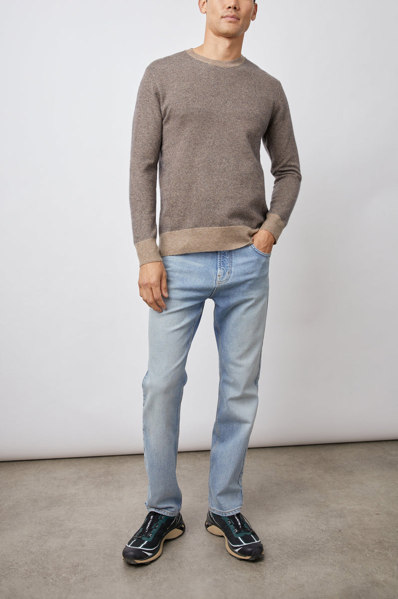 RUNE SWEATER - FLAX NAVY – Rails EU