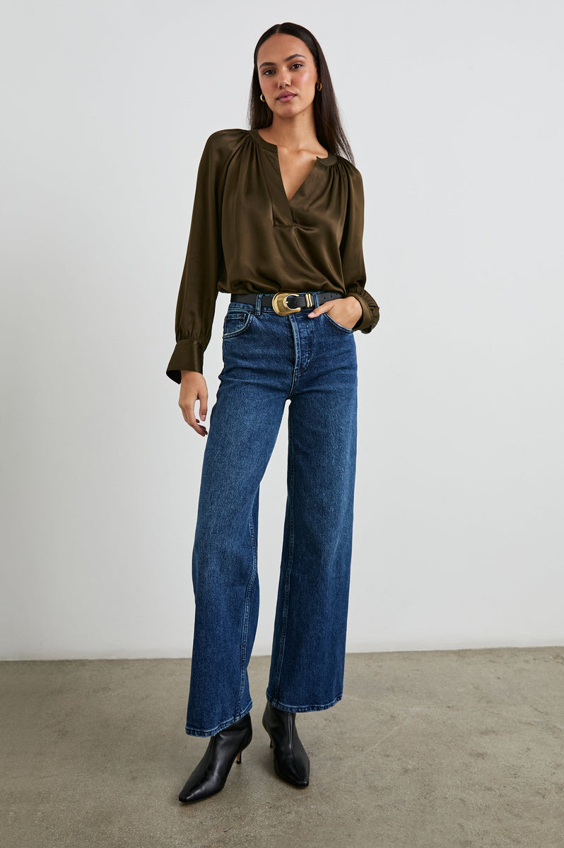 WYNNA TOP - DARK MOSS – Rails EU